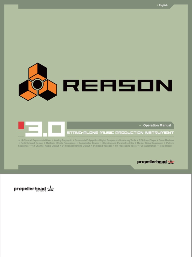 Reason 3 Manual | PDF