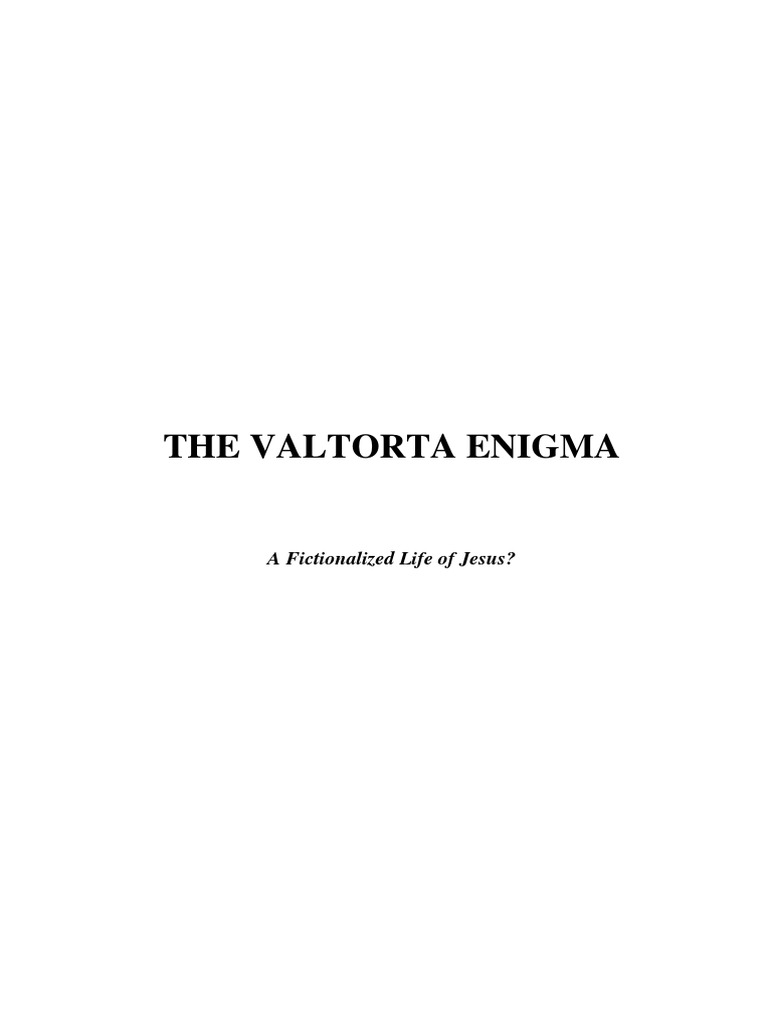 The Valtorta Enigma | PDF | Catholic Church | Revelation