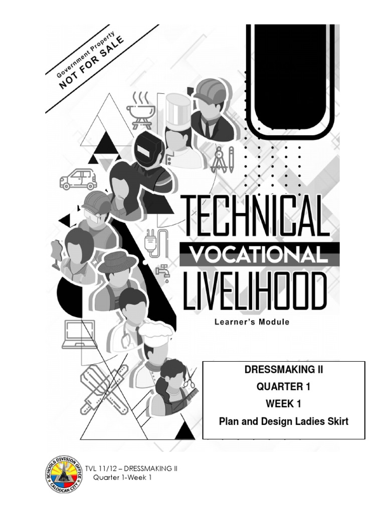 Technology and Livelihood Education Dressmaking 2 Learning Module | PDF | Skirt | Waist