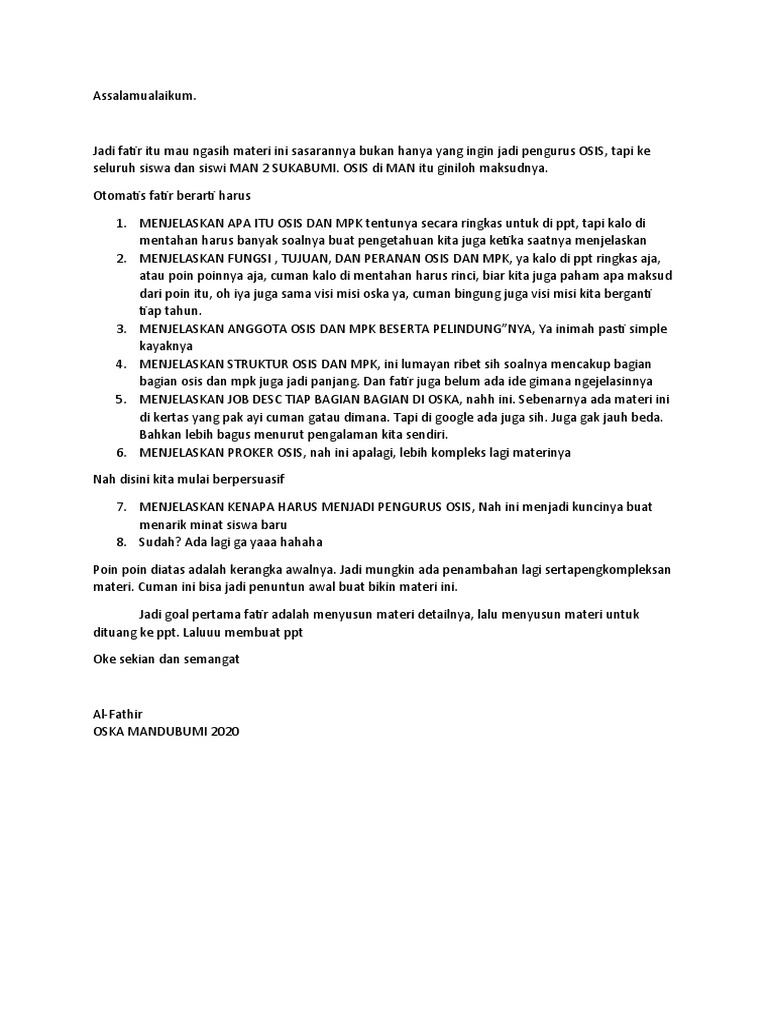 Materi Oska | PDF