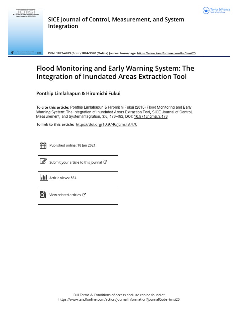 An Integrated Flood Monitoring and Early Warning System: A Web-Based ...