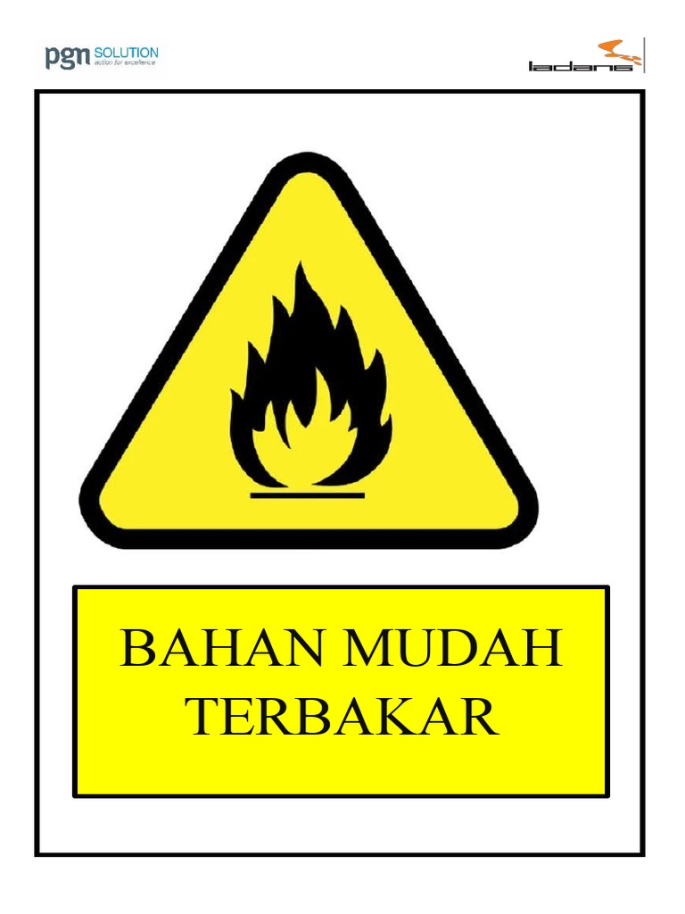 Sign Bahan Mudah Terbakar | PDF