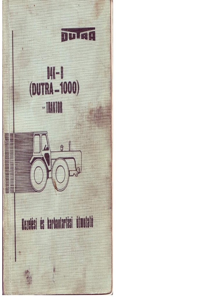 Dutra 1000 Gépkönyv | PDF
