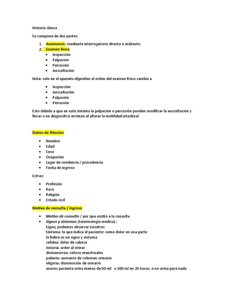 Resumenes Semio | PDF | Examen físico | Dolor