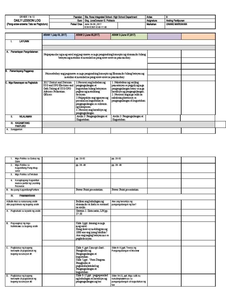 AP9 DLL Week 5 | PDF