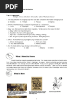 Theatre History Unit With Handouts | PDF | Theatre | Mask