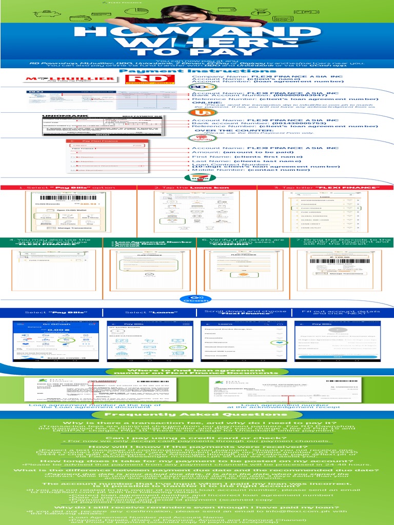 Flexi Finance Loan Payment Guide | PDF | Payments | Financial Transaction