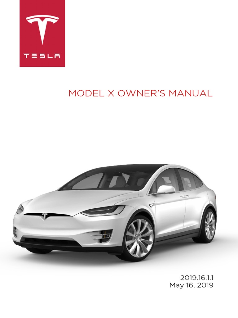 2019 Tesla Model X Owner's Manual | PDF | Door | Trunk (Car)