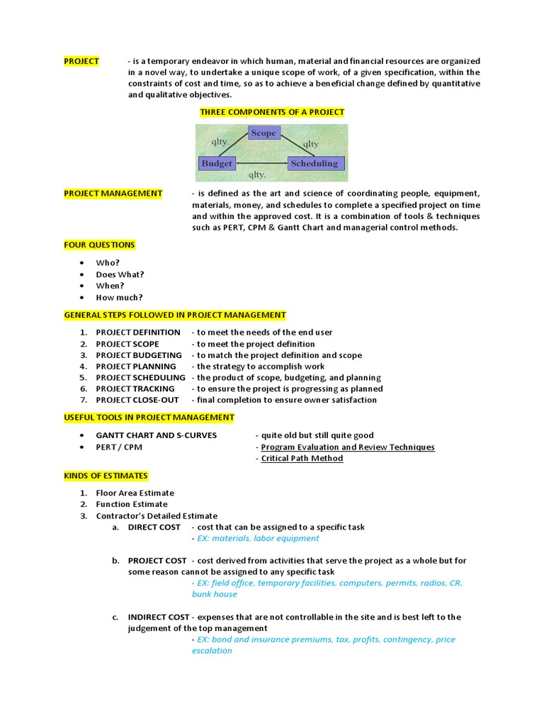 Project Management Principles and Tools | PDF | Project Management ...