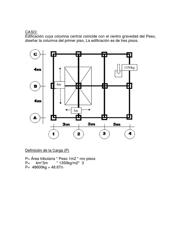Diseño de Columnas 3p Paños 3x4 | PDF | Métodos y materiales de ...
