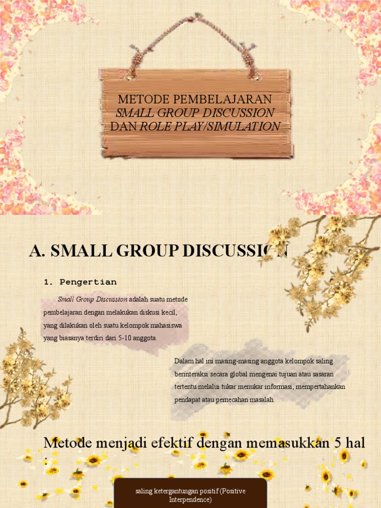 Small Group Discussion Dan Role Play | PDF