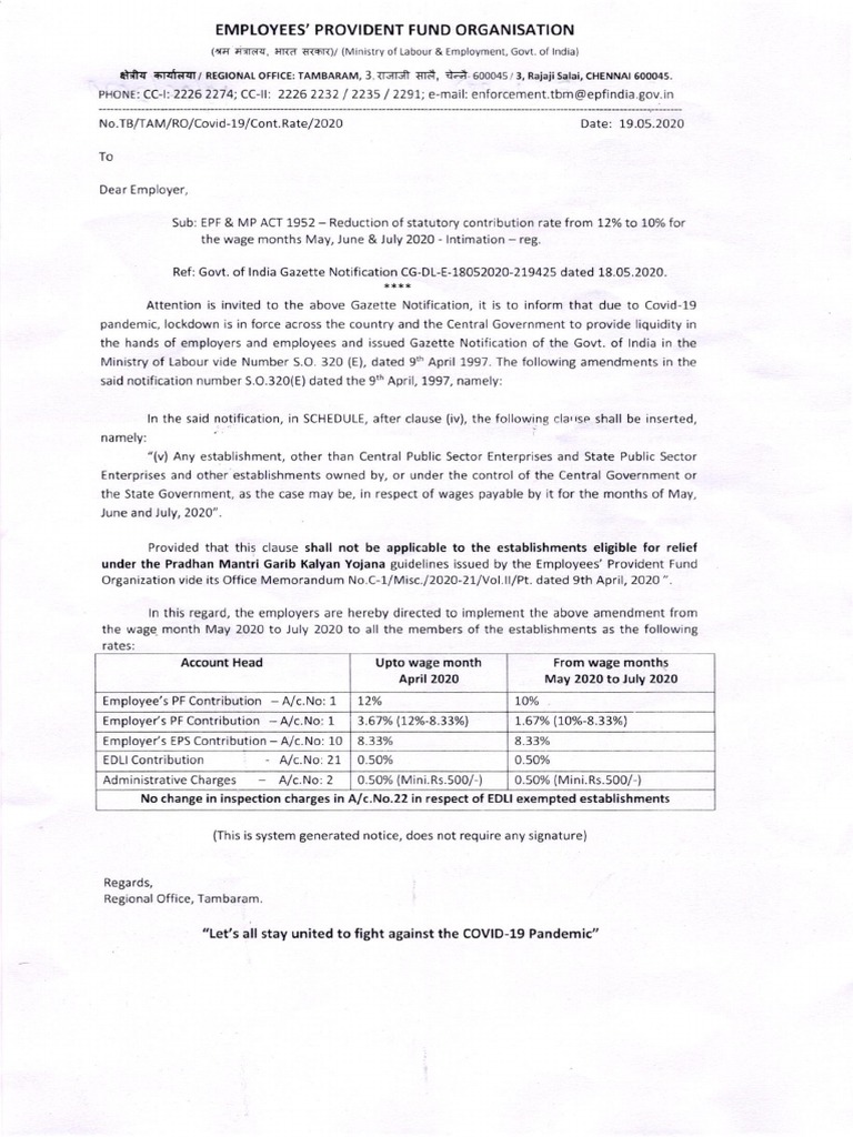 Rrdrirql /: Employees' Provident Fund Organisation | PDF | Social ...