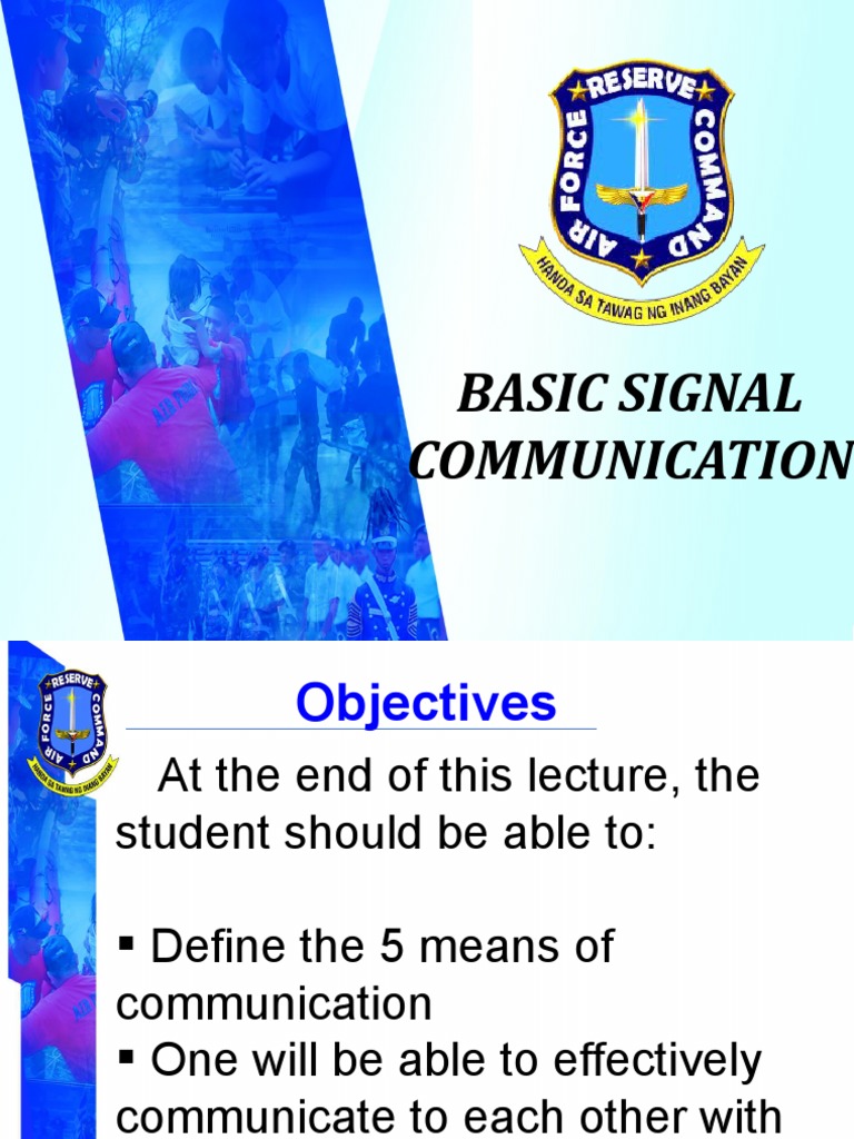 Military Basic Signal Communication | PDF | Radio | Communication