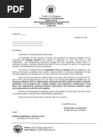 Brigada Eskwela Sample Program | PDF