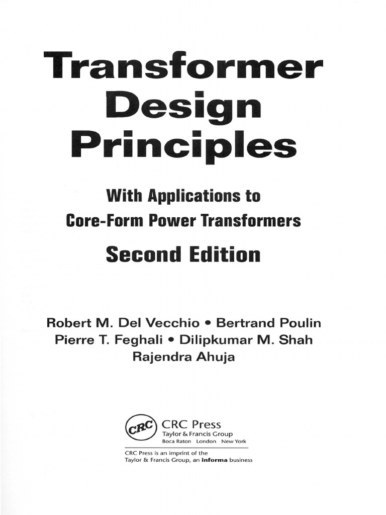Transformer Design Principles: Second Edition | PDF | Transformer ...