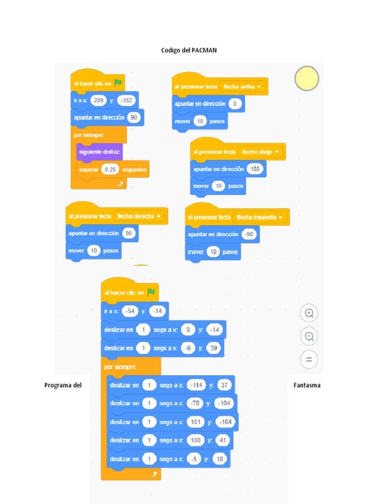 Codigo Del PACMAN SCRATCH | PDF