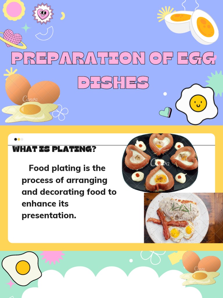 Egg Dish Plating & Recipe Guide | PDF
