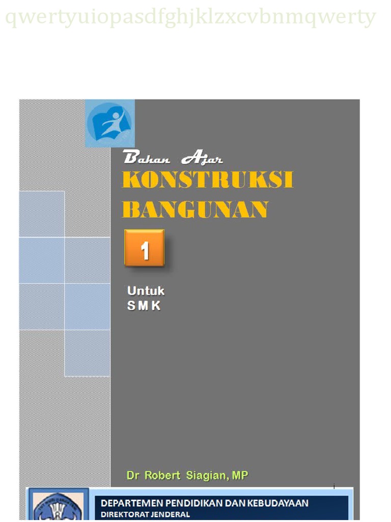 Buku Konstruksi Bangunan - 1 2013 | PDF