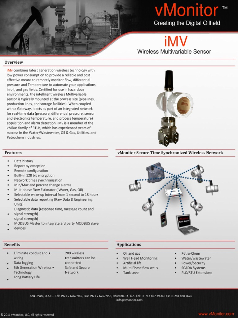 Vmonitor Multivariable Transmitter | PDF | Radio | Wireless