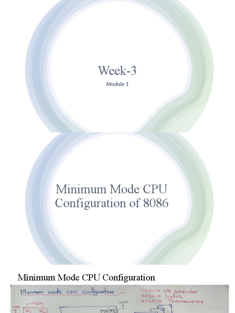 Minimum and Maximum Mode CPU Configuration | Download Free PDF | Input/Output | Central ...