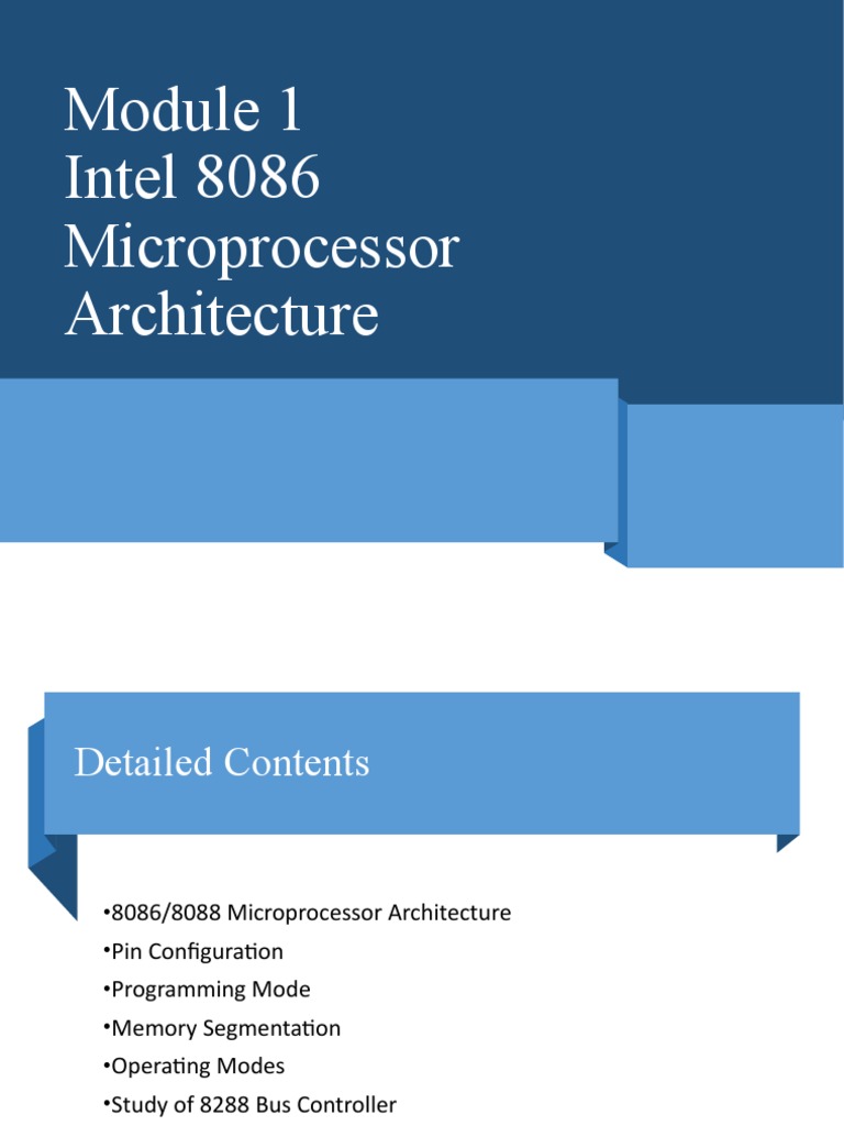 Architecture Of 8086 Pdf Central Processing Unit Computer Hardware