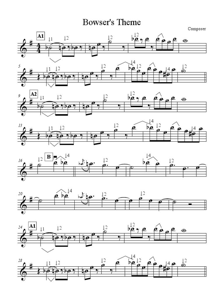 Bowser's Theme | PDF