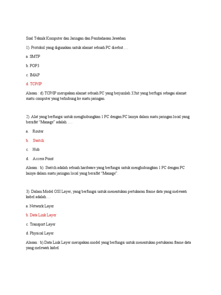 Soal Dan Jawaban Ukk Daring TLJ 2021 | PDF