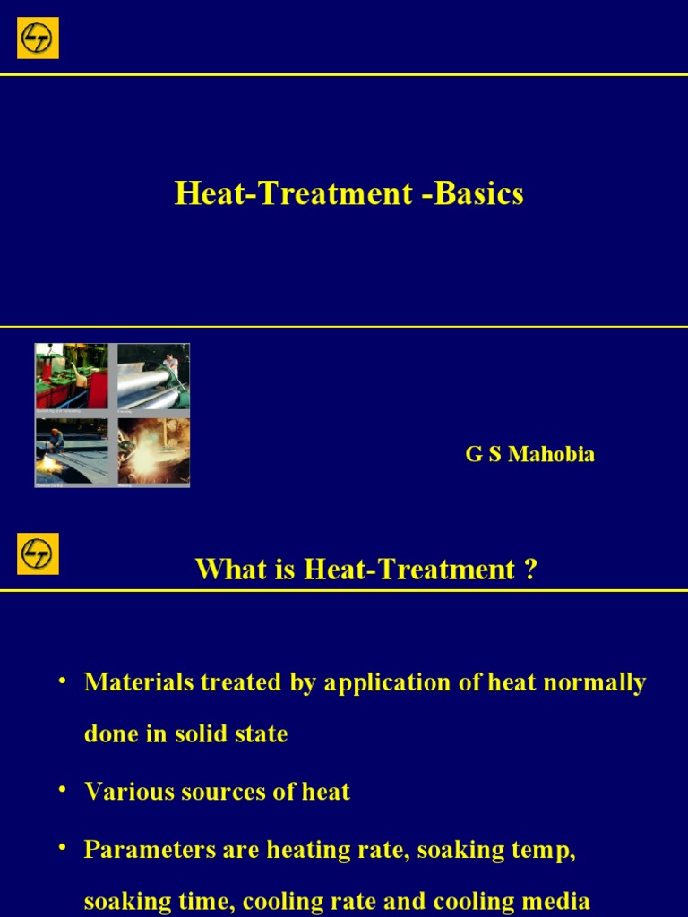 Heat-Treatment - Basics: G S Mahobia | PDF | Annealing (Metallurgy ...