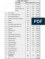 Construction Measurement Sheet Template | PDF | Tile | Masonry