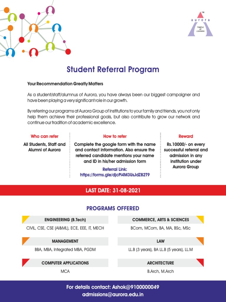Student Referral Program | PDF