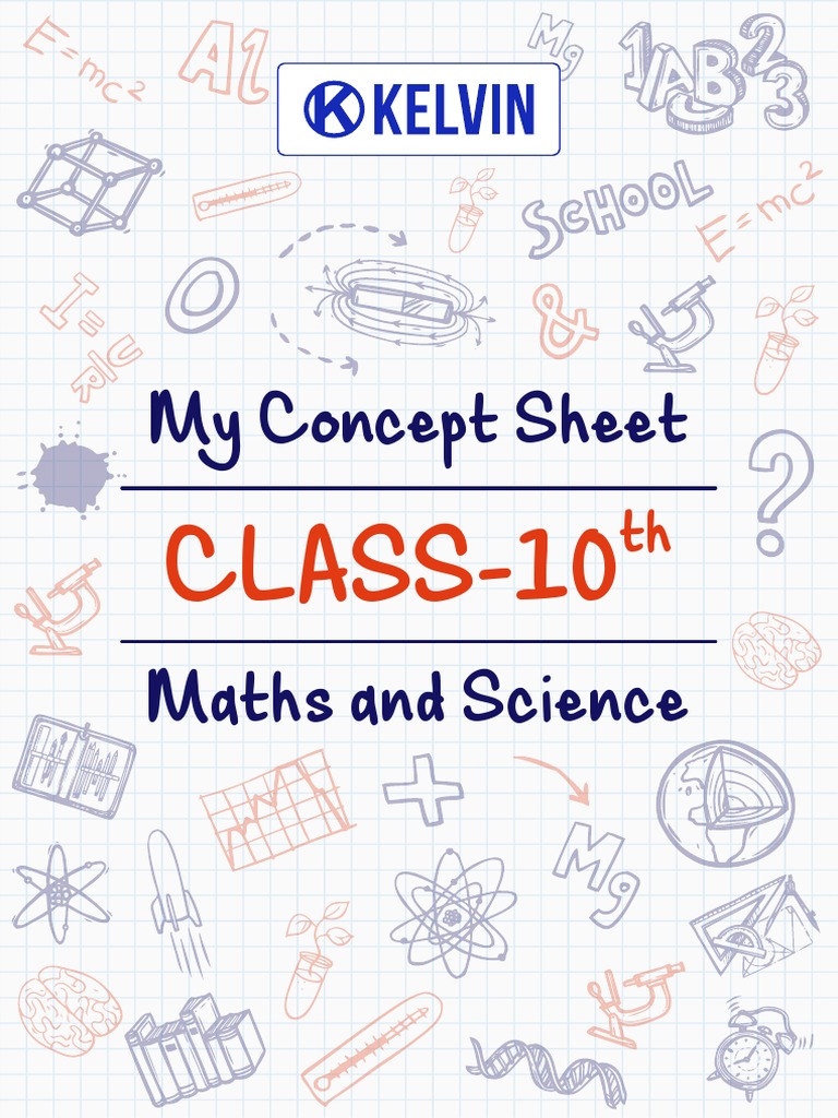 My Concept Sheet Maths and Science: CLASS-10 | PDF | Trigonometric ...