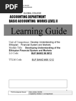 Accounting and Finance Level IV COC | PDF