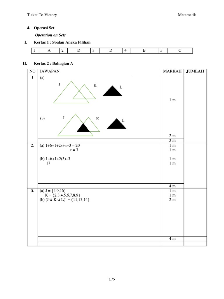 Operation On Sets: 4. Operasi Set | PDF