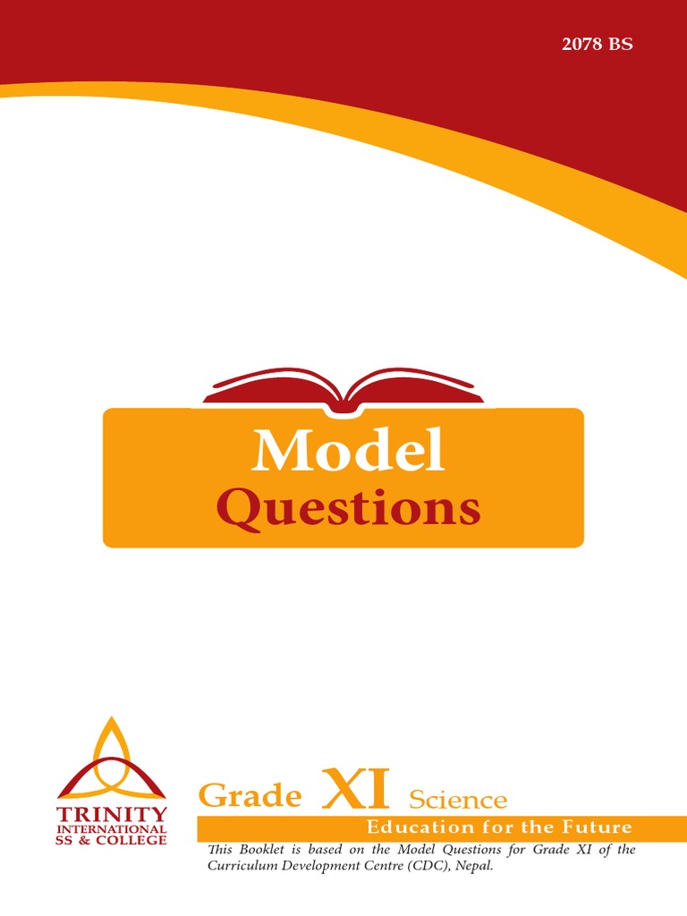 XI SCIENCE - New Model Questions - by NEB | PDF | English Language ...