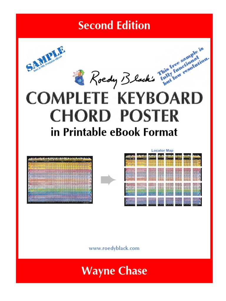 Complete Keyboard Chord Poster | PDF | Chord (Music) | E Books