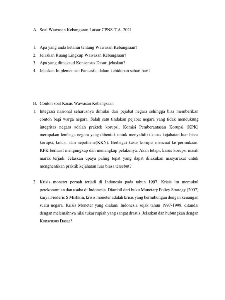 3 Agustus - Tugas Wasbang | PDF