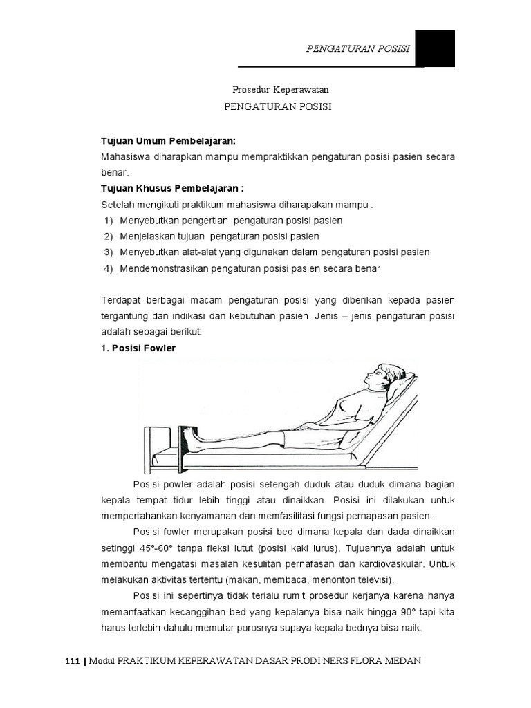 Pengaturan Posisi | PDF