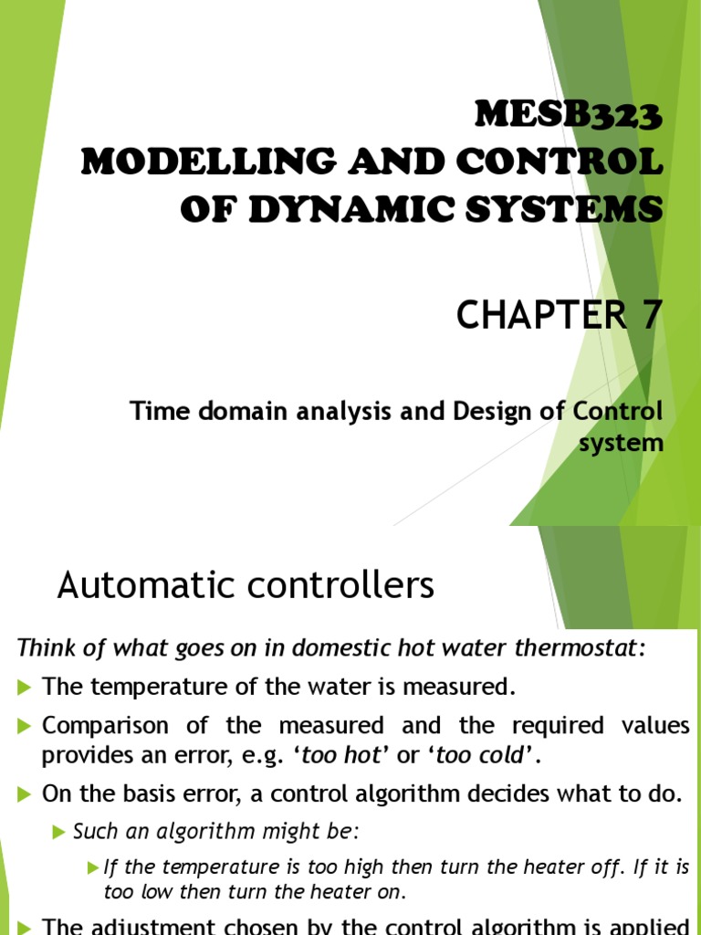 Control System Design and Analysis | PDF | Control Theory | Control System