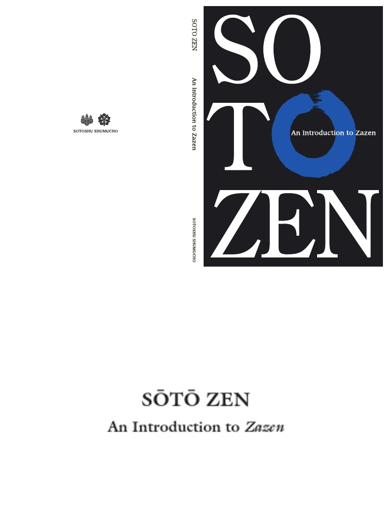 Soto Zen. An Introduction To Zazen | PDF | Noble Eightfold Path | Zen