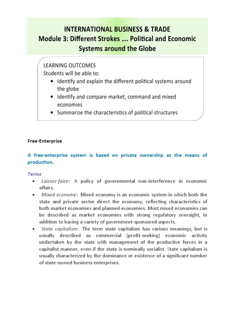 Understanding Free-Enterprise Systems | PDF | Capitalism | Socialism