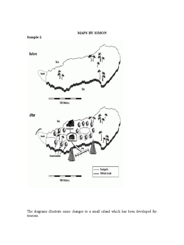 Maps by Simon Sample 1:: The Diagrams Illustrate Some Changes To A ...