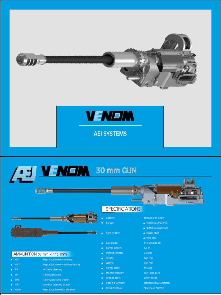 VENOM | PDF | Gun Barrel | Ammunition