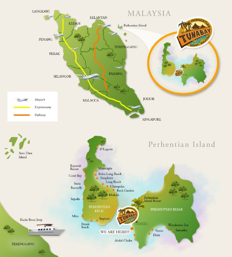 Map of Perhentian Island | PDF