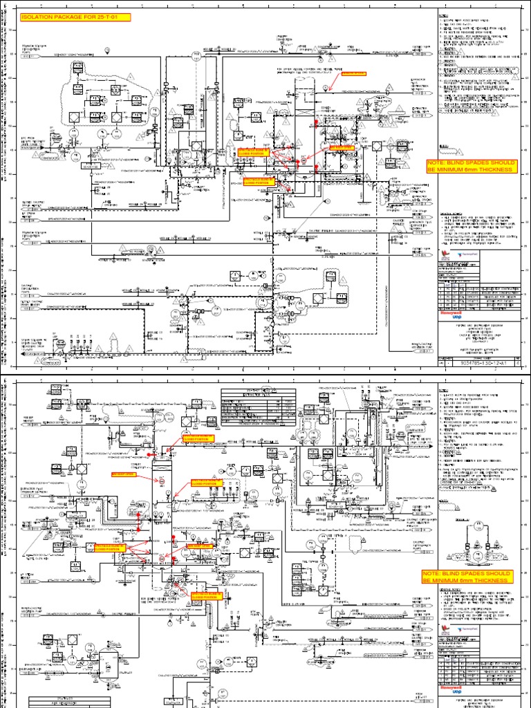 Isolation Package For 25-T-01: Remove Spool | PDF | Valve | Chemical ...