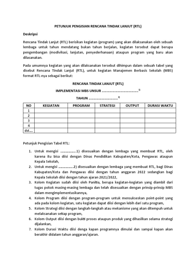 PLANNING FUTURE ACTIONS | PDF