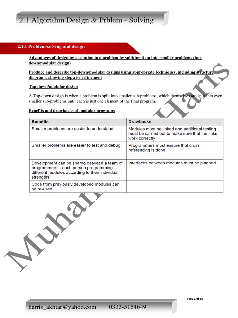 Computer Science Problem-Solving and Design | PDF | Boolean Data Type ...