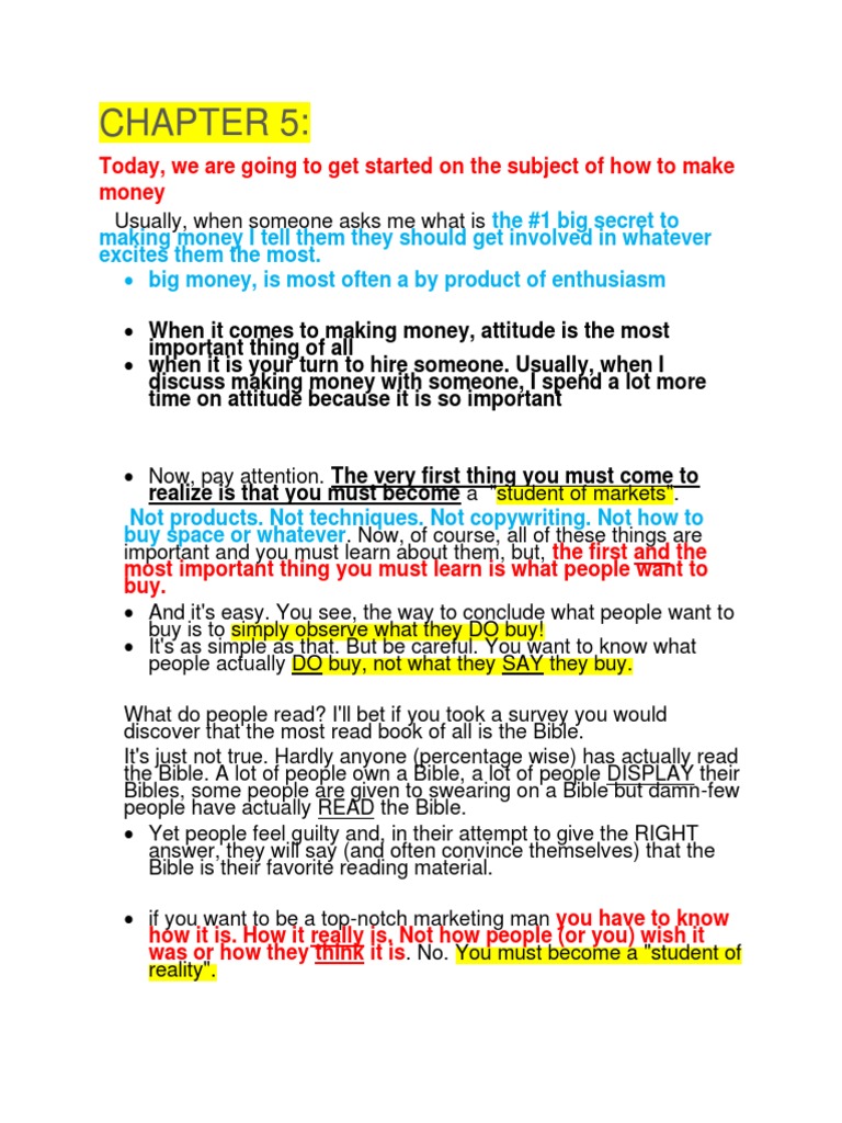 The #1 Big Secret To Making Money I Tell Them They Should Get Involved ...