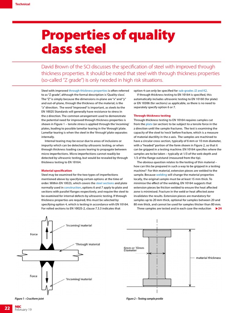 Z-Grade For Steel | PDF | Welding | Construction