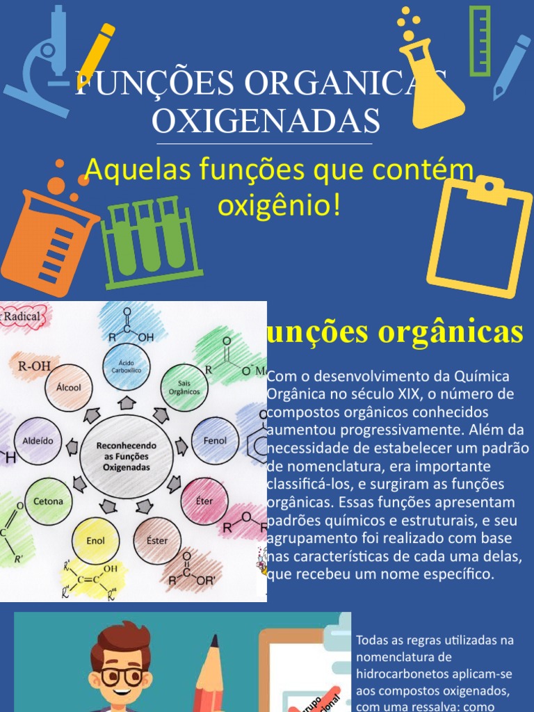 Funções Organicas Oxigenadas | PDF | Cetona | Éster