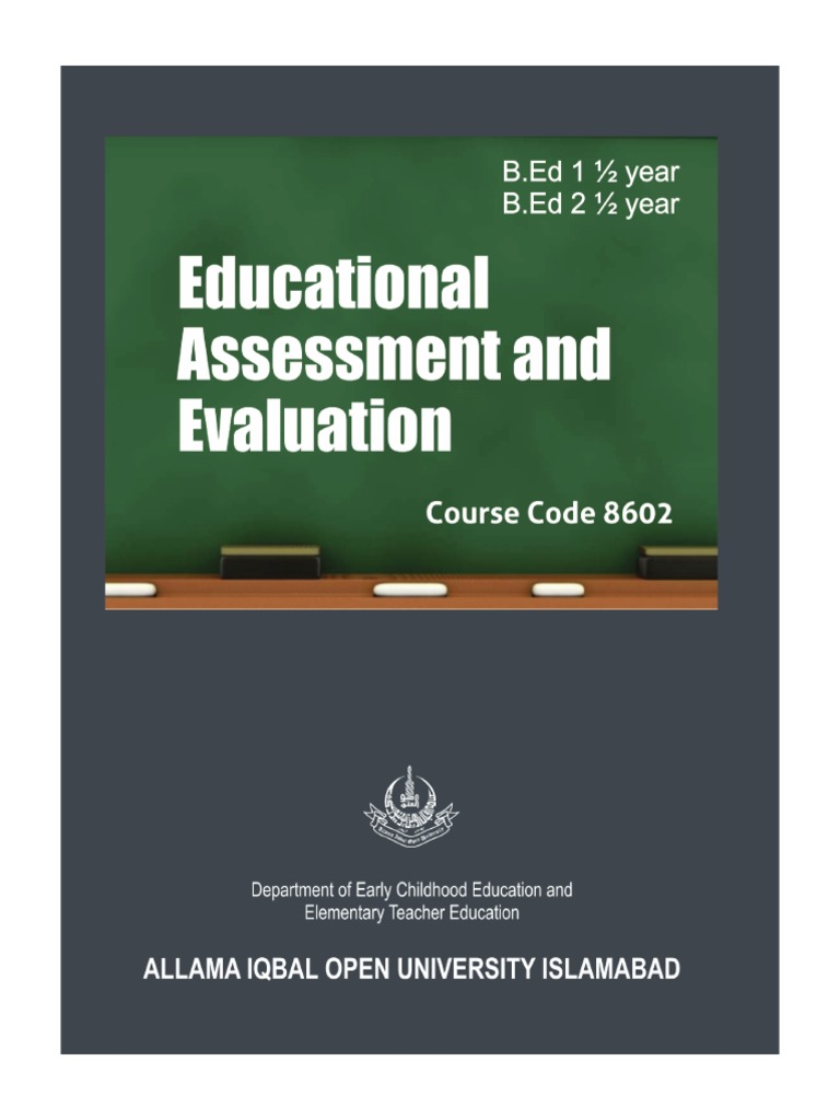 8602 Book Pdf Educational Assessment Teachers